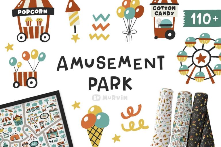 Amusement Park. Map Creator – MasterBundles