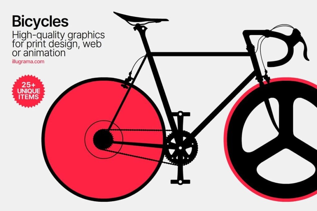 Bicycles - Modern Graphics – MasterBundles