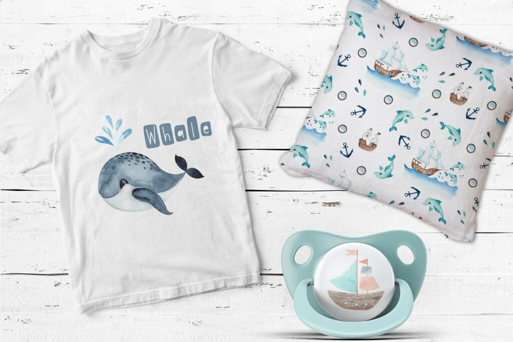 Watercolor Transport By Water – MasterBundles