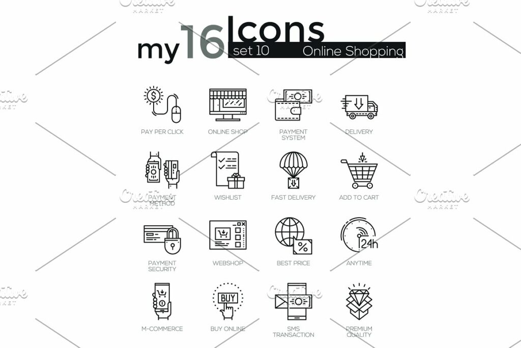 My Thin Line Icons Collection – MasterBundles