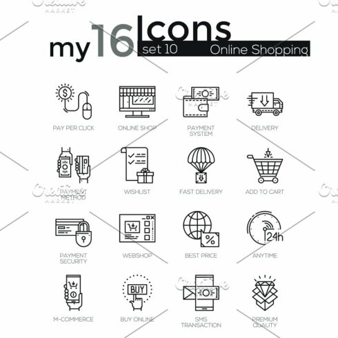 My Thin Line Icons Collection – MasterBundles