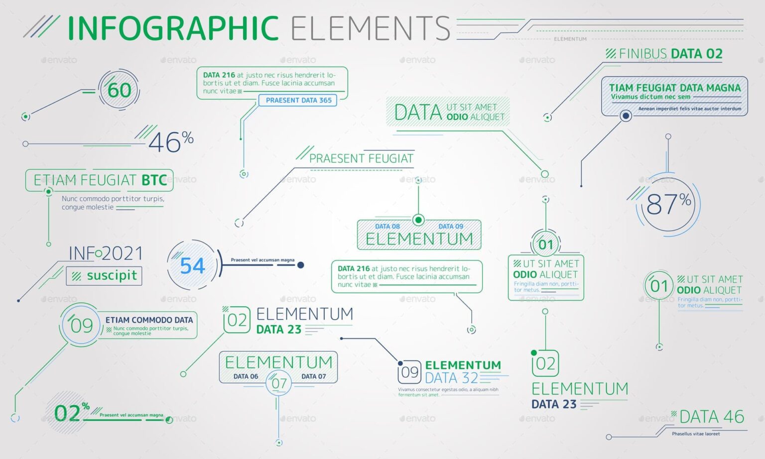 Infographic Elements – MasterBundles