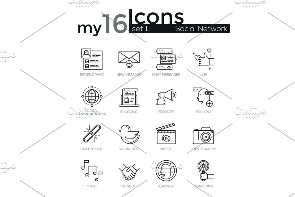 My Thin Line Icons Collection – MasterBundles