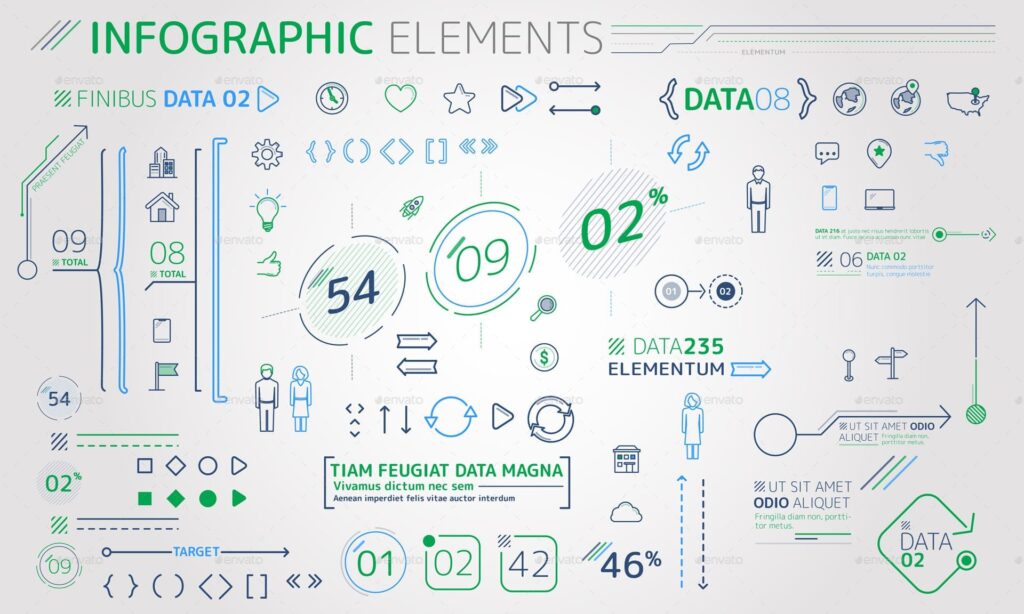 Infographic Elements – MasterBundles