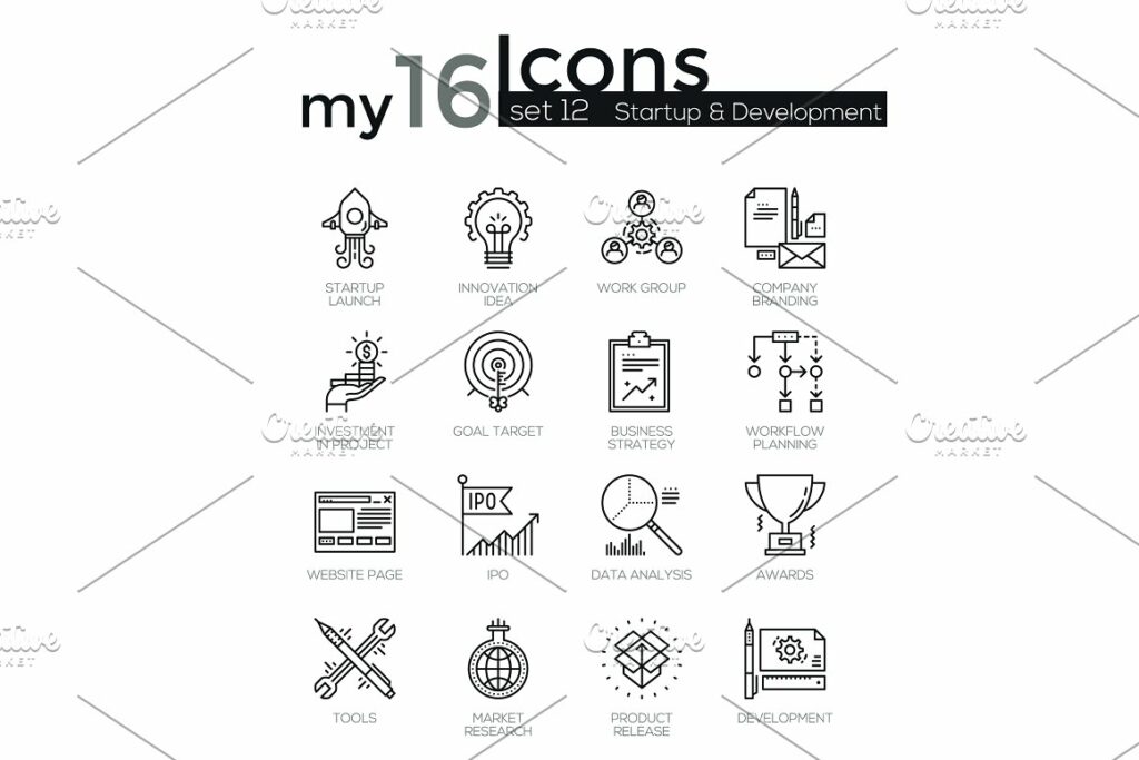 My Thin Line Icons Collection – MasterBundles