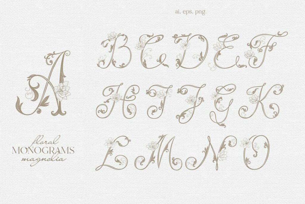 Wedding Monogram Creator. Crests. – MasterBundles