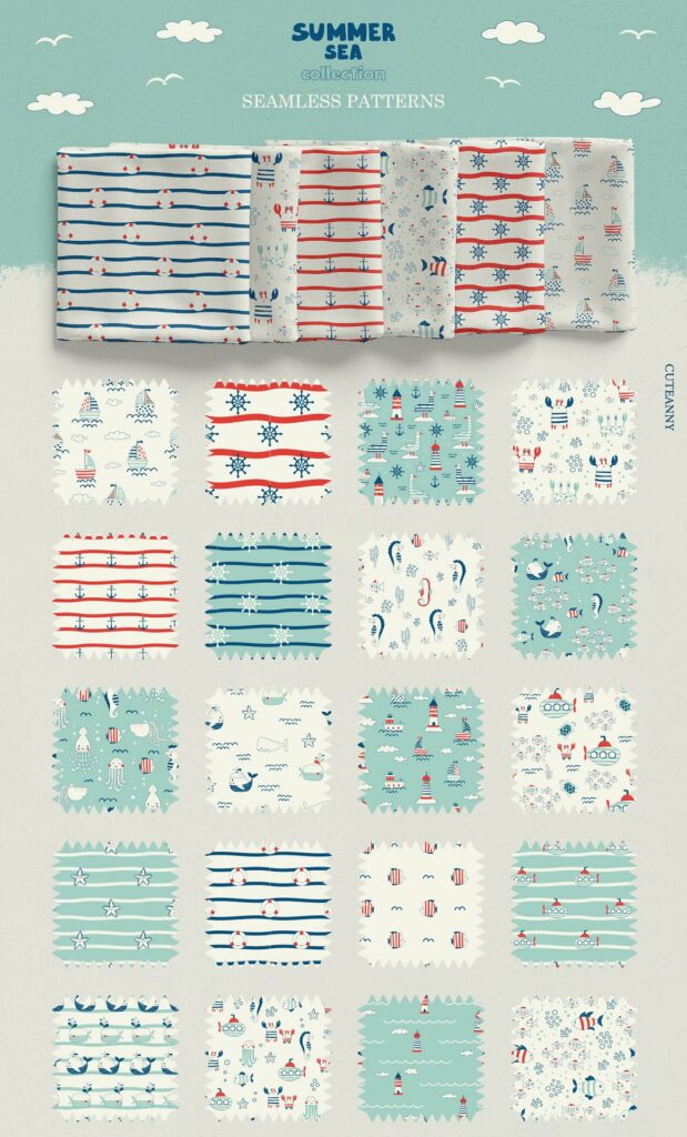 Cute Nautical Collection – MasterBundles