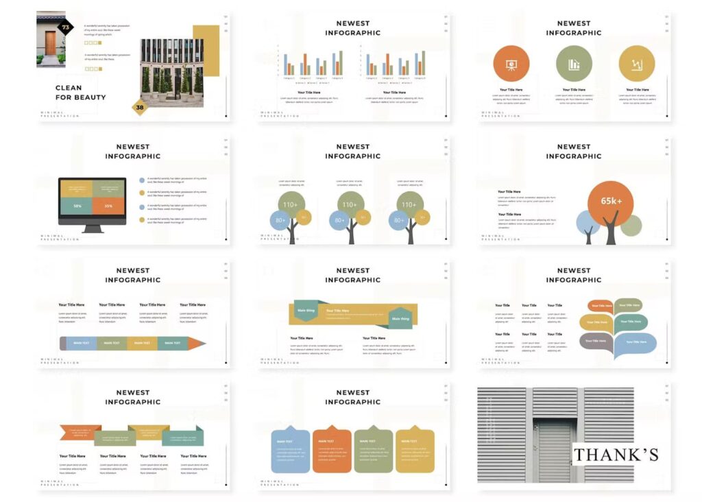 Clean Google Slides Template – MasterBundles