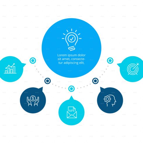 Flowchart Infographics Set 03 – MasterBundles