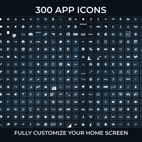 300 Stars & Night Sky iOS 14 Icons – MasterBundles