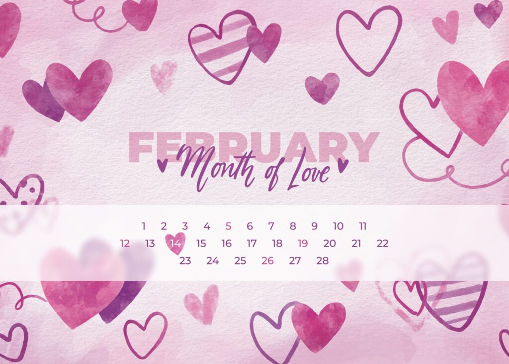 Printable February Calendar – MasterBundles