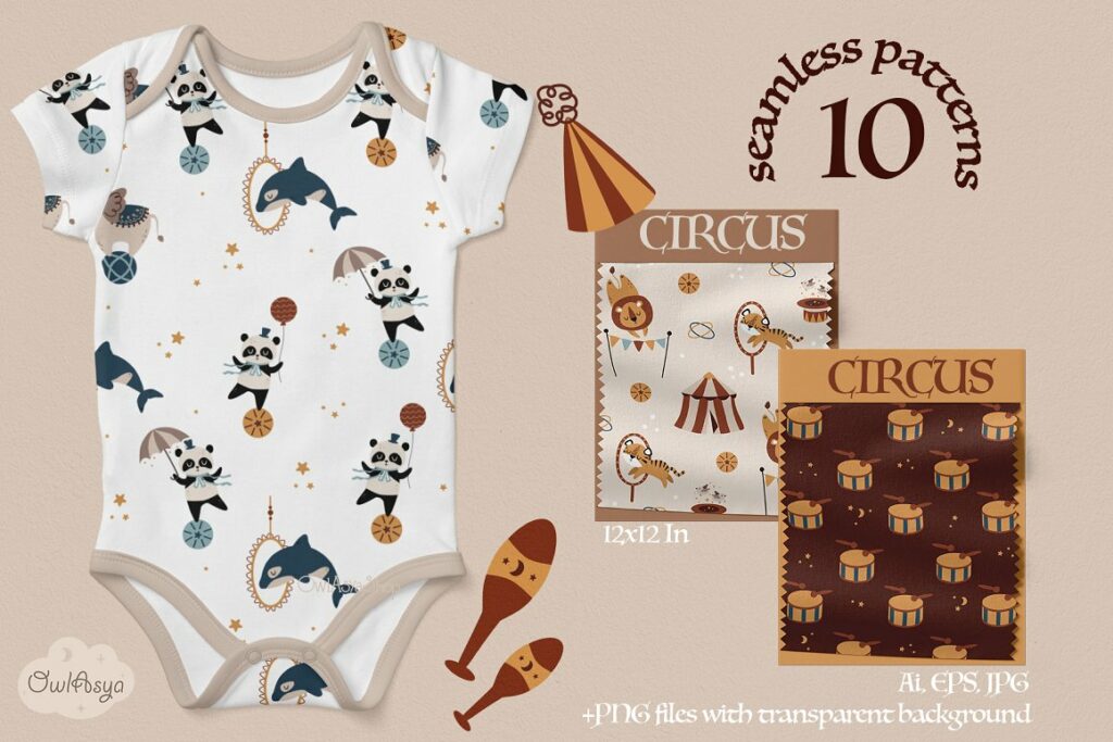 Circus Animals Collection – MasterBundles