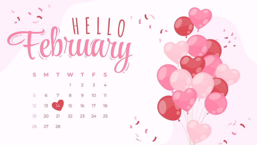 Free February Valentine's Day Calendar – MasterBundles