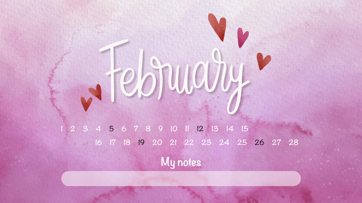 Free Blank Calendar February – MasterBundles