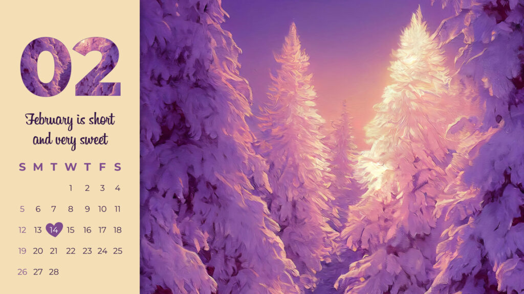 Free February Calendar Printable – MasterBundles