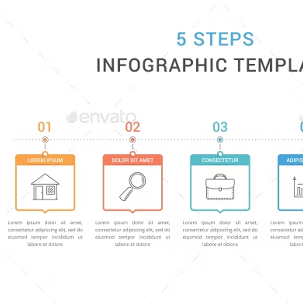 5 Steps - Infographic Template – MasterBundles