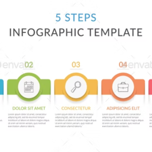 5 Steps - Infographic Template – MasterBundles