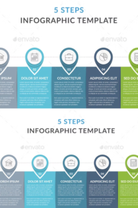 5 Steps Infographics – MasterBundles