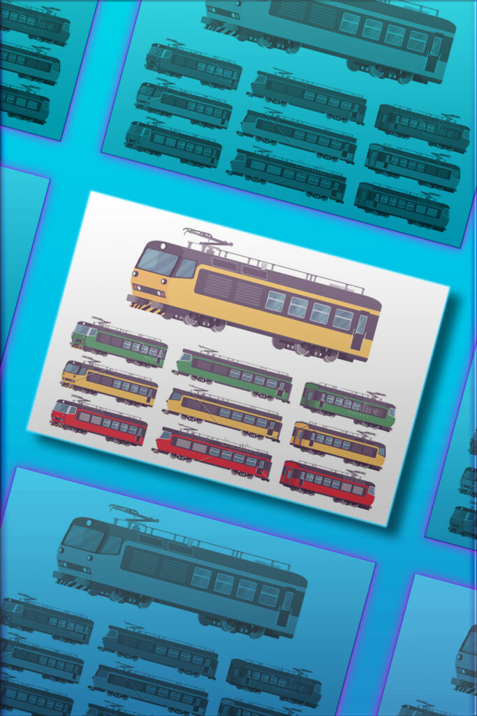 Electric Passenger Bright Train Set – MasterBundles
