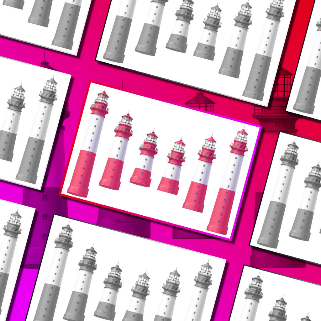 Lighthouse, Light House, Beacon Set – MasterBundles