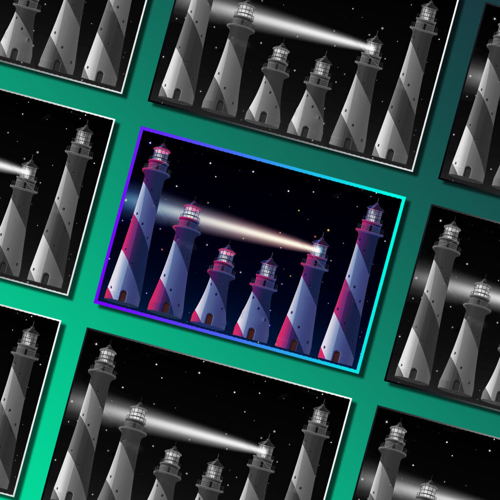 Lighthouse, Light House, Beacon Set – MasterBundles