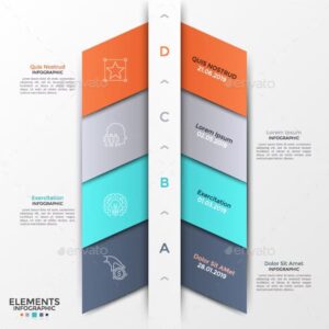 Ribbon Infographic Template – MasterBundles