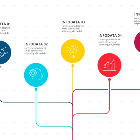Flowchart Infographics Set 03 – MasterBundles