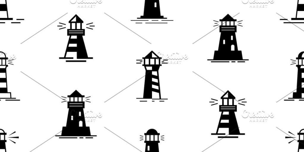 Lighthouse Set + Pattern – MasterBundles