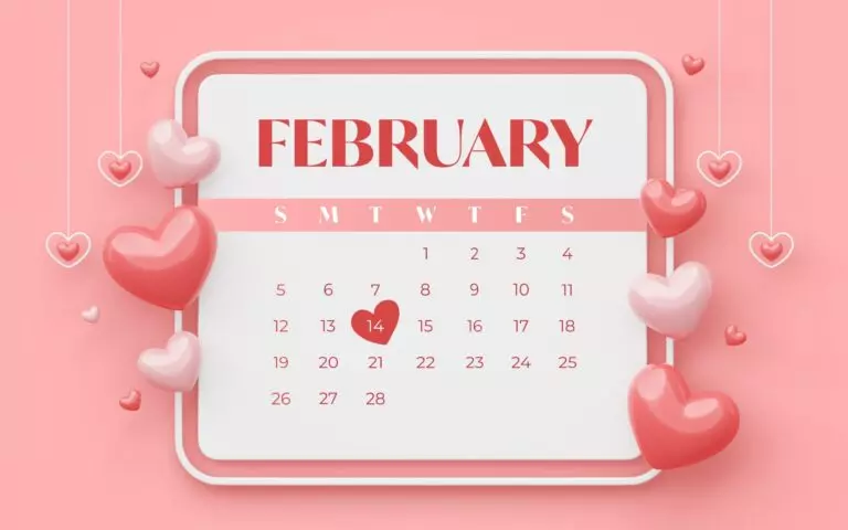 February Calendar Wallpaper – MasterBundles