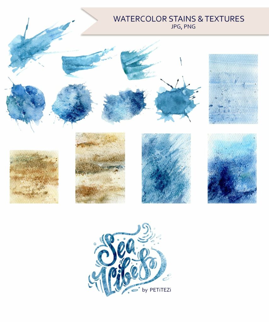 Sea And Summer - Lettering & Watercolor – MasterBundles