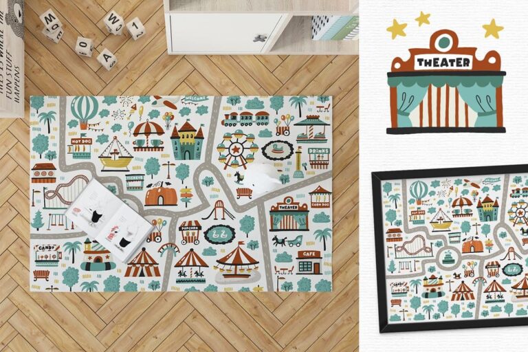 Amusement Park. Map Creator – MasterBundles