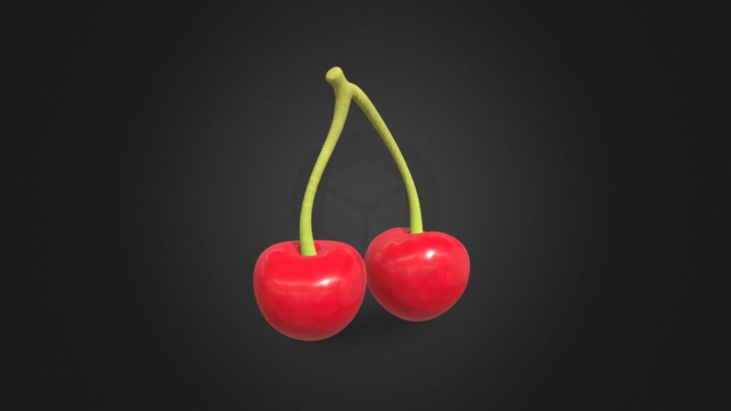 3D Stylized Cherries – MasterBundles