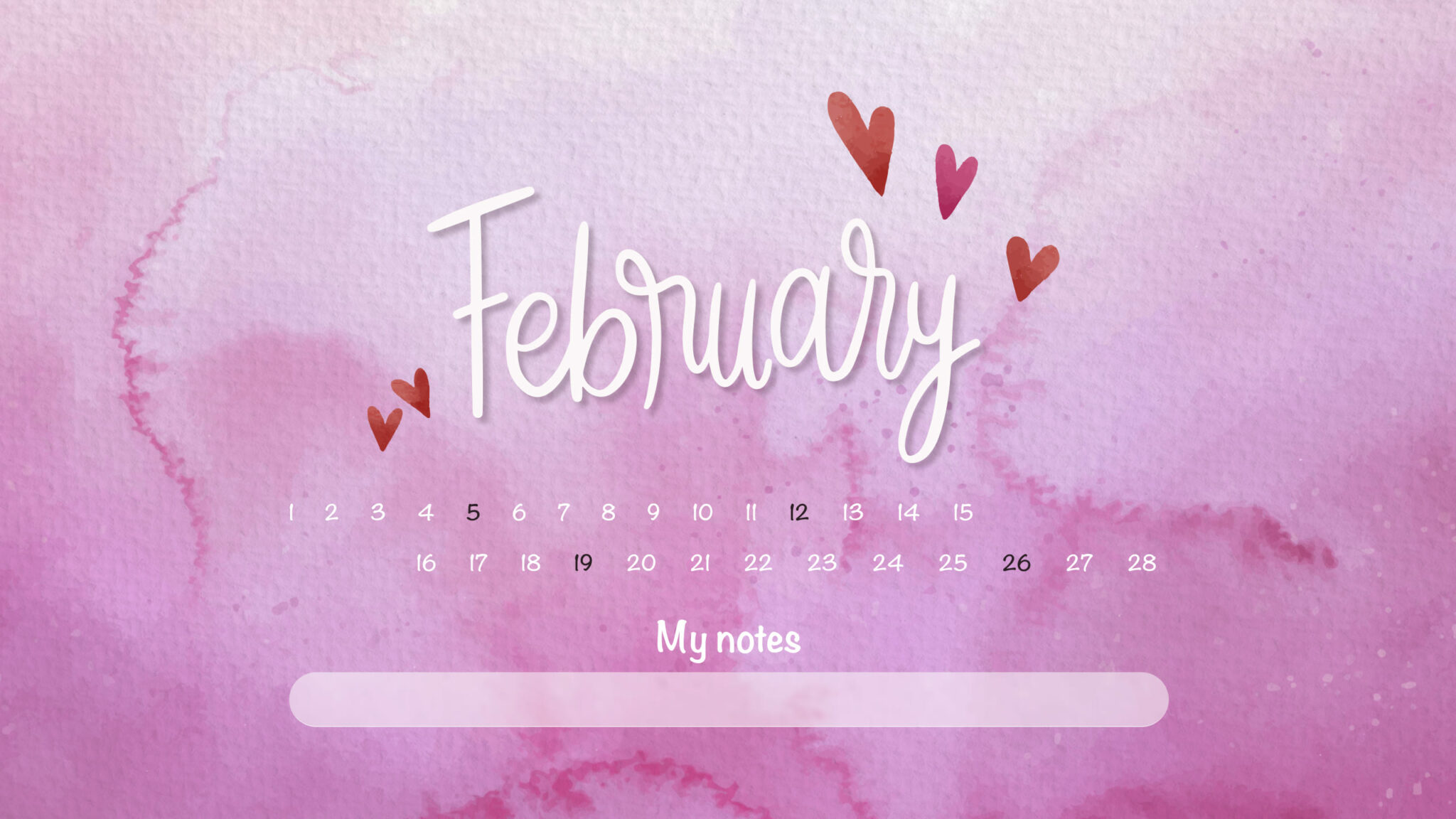 Free Blank Calendar February – MasterBundles