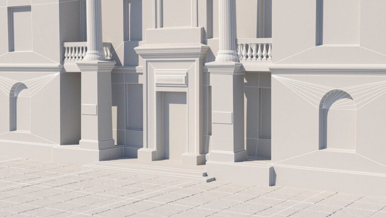 Classic Building Facade 04 – MasterBundles