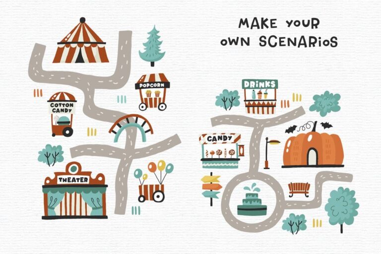 Amusement Park. Map Creator – MasterBundles