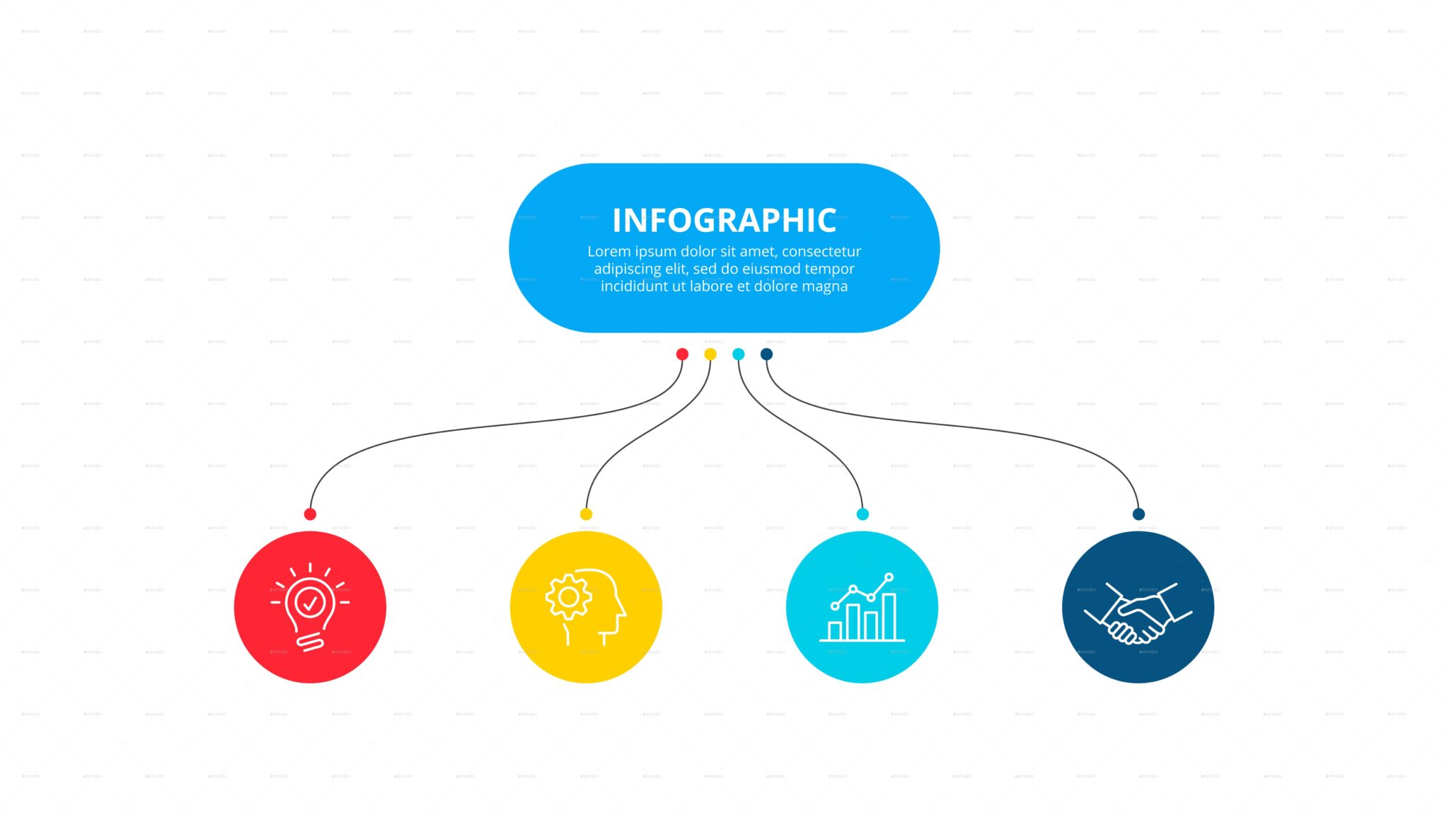 Flowchart Infographics Set 03 – MasterBundles