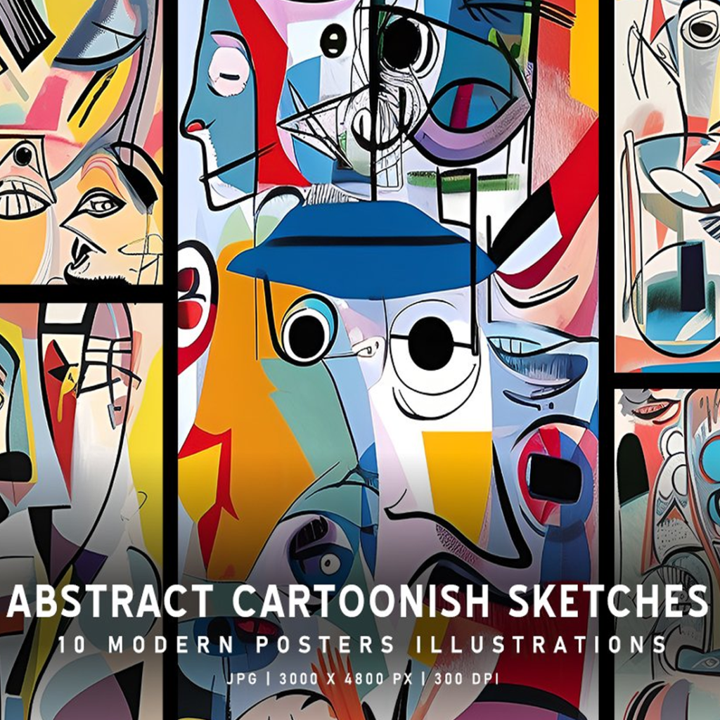 Abstract Cartoonish Sketches – MasterBundles