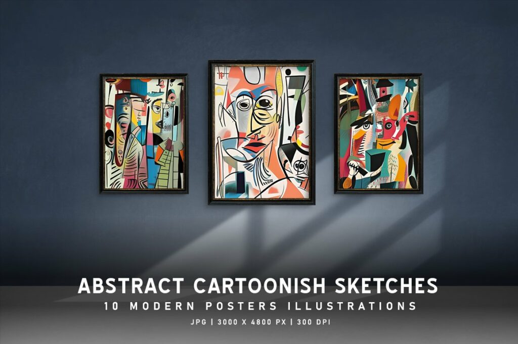 Abstract Cartoonish Sketches – MasterBundles