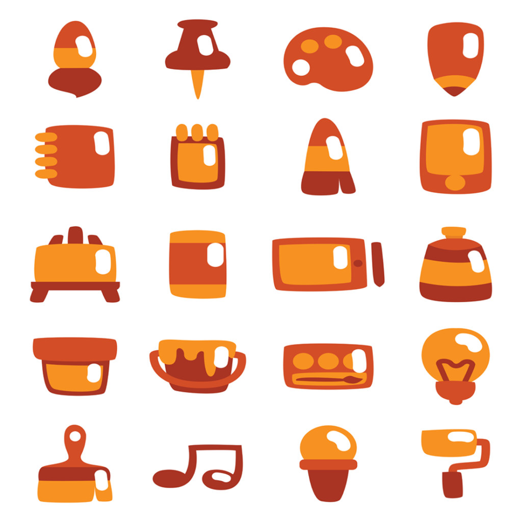 12 Art Icons Set – MasterBundles