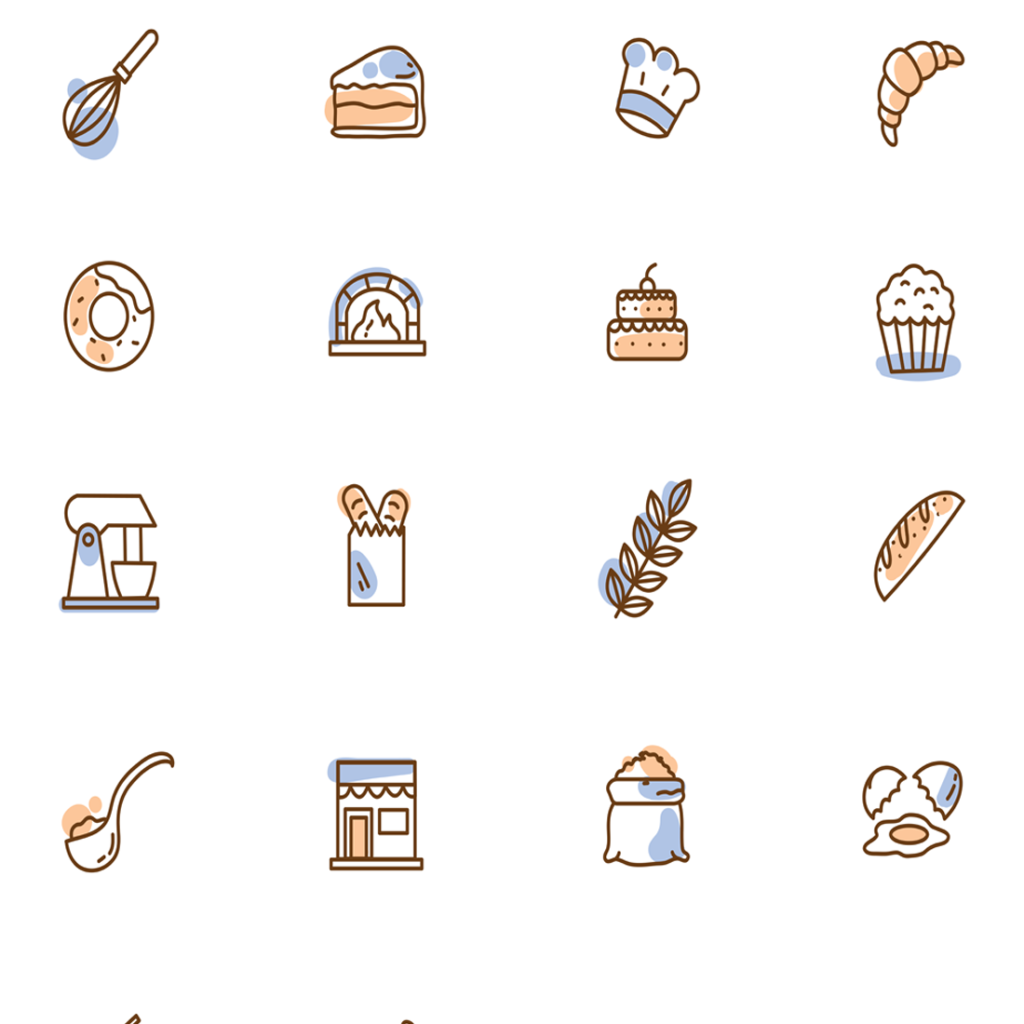 Bakery Icons Collection – MasterBundles
