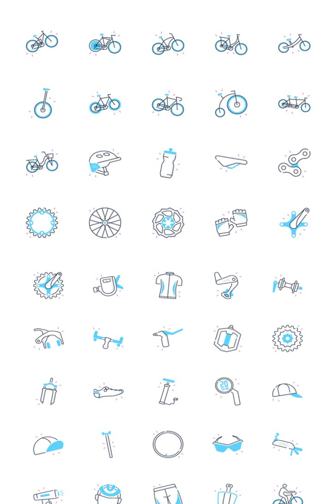 Bicycle Icons – MasterBundles