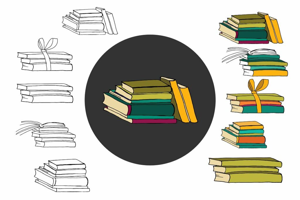 Hand Drawn Books Collection – MasterBundles