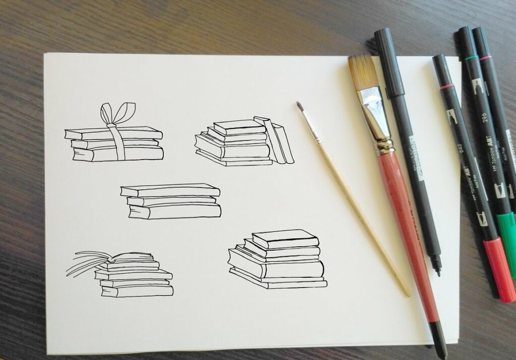 Hand Drawn Books Collection – MasterBundles
