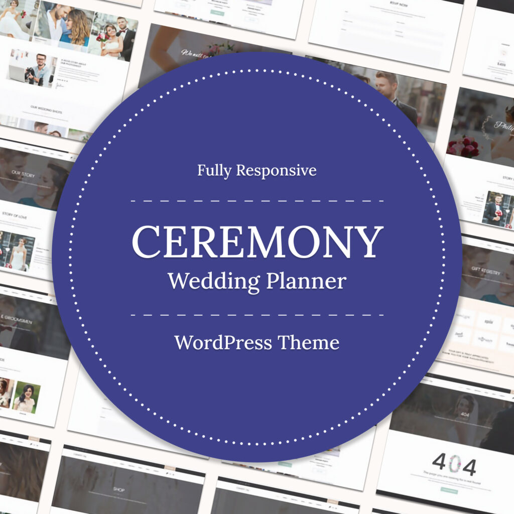 Ceremony - Wedding Planner WordPress Theme – MasterBundles