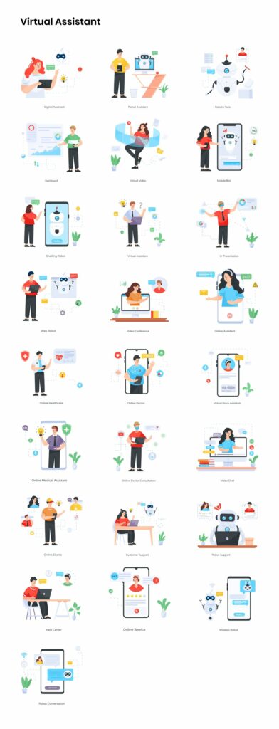 350+ Illustrations Pack – MasterBundles