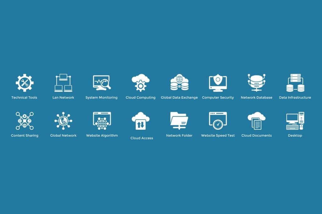 48 Cloud Computing Icons – MasterBundles