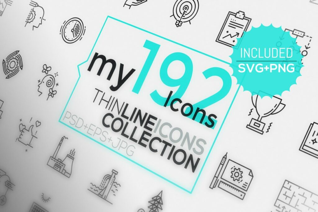 My Thin Line Icons Collection – MasterBundles