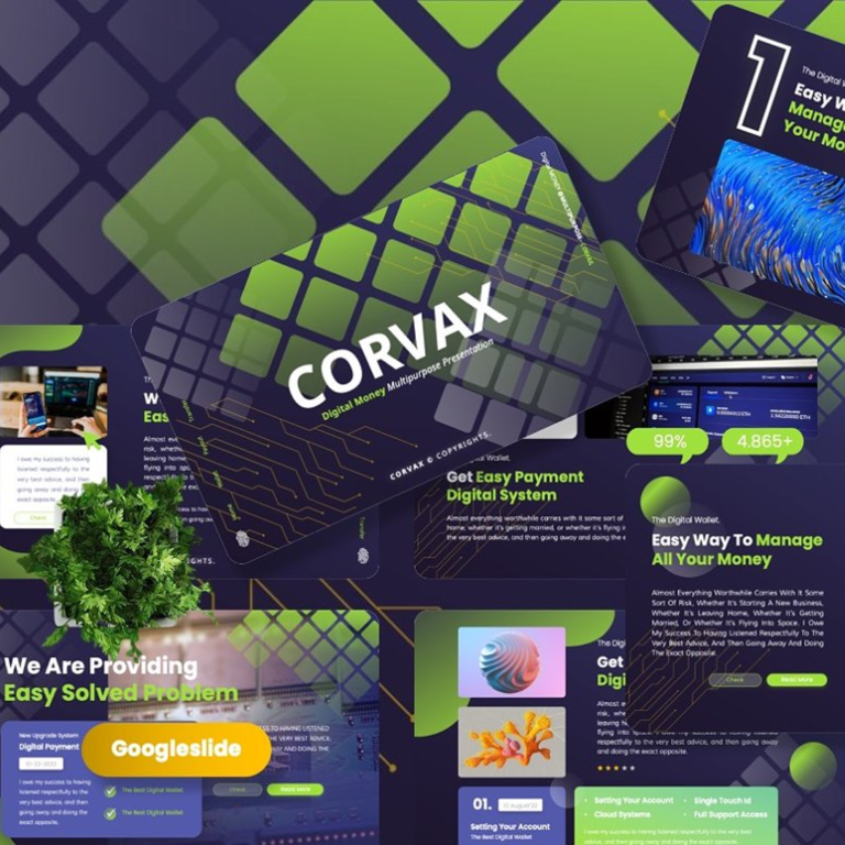 Corvax - Digital Money Googleslide – MasterBundles