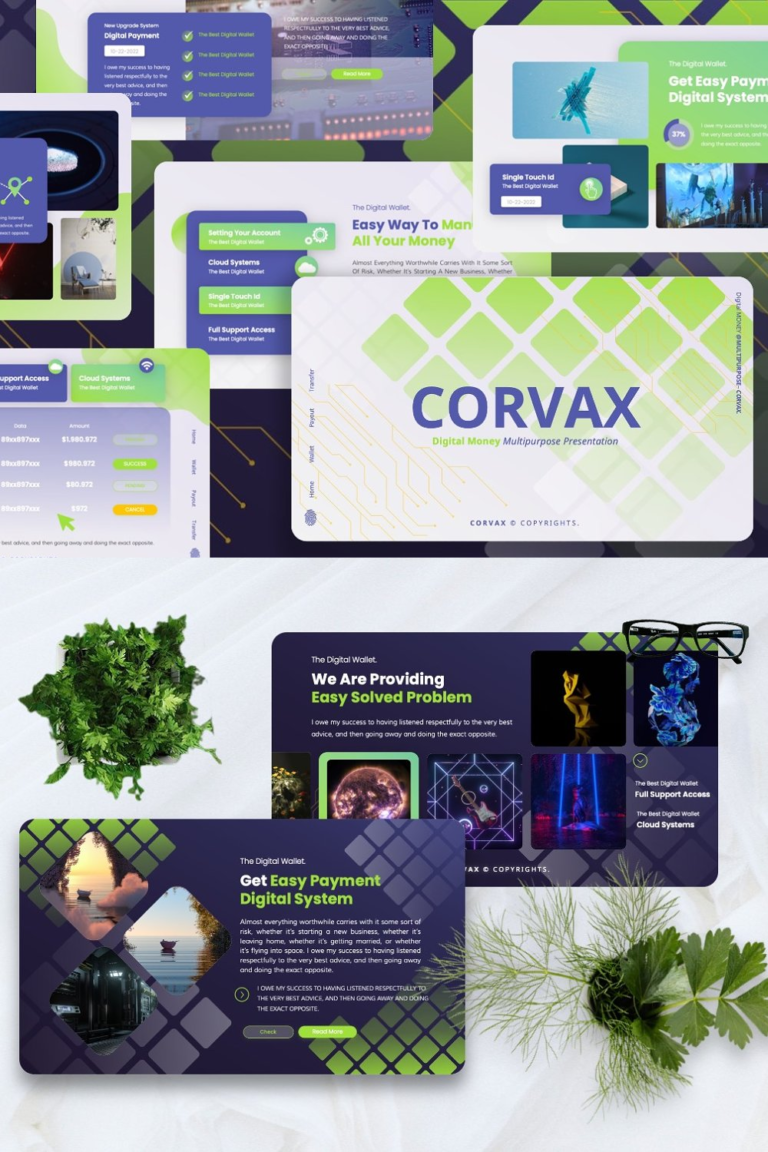 Corvax - Digital Money Keynote – MasterBundles