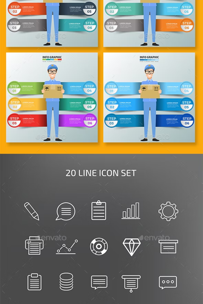 Delivery Infographics – MasterBundles